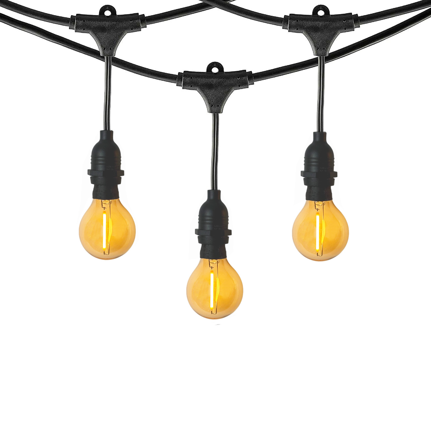 Вулична ретро гірлянда дроп лайт е14 (5м 10 патронів) m19 ip44 ...